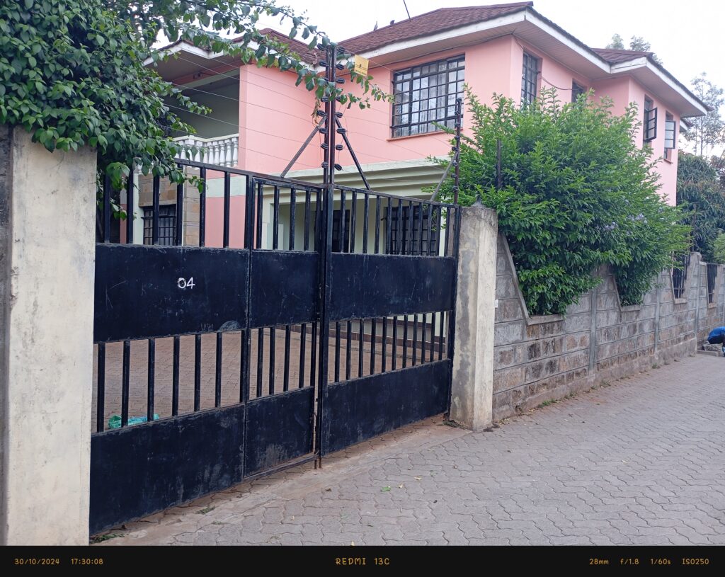 4 BEDROOM MAISONATTE TO LET KITENGELA - Map Cad